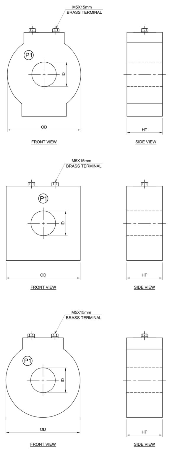 RESIN CAST RING TYPE BAR PRIMARY CURRENT TRANSFORMERS – Precise Electricals