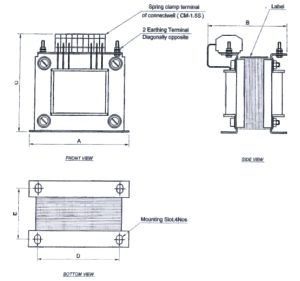 SINGLE-PHASE POWER / CONTROL TRANSFORMER – Precise Electricals